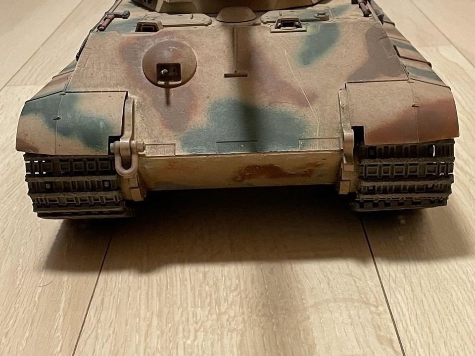 1/16 Rc King Tiger Tank Tamiya Metal Chassis Tracks Realistic Sound ...