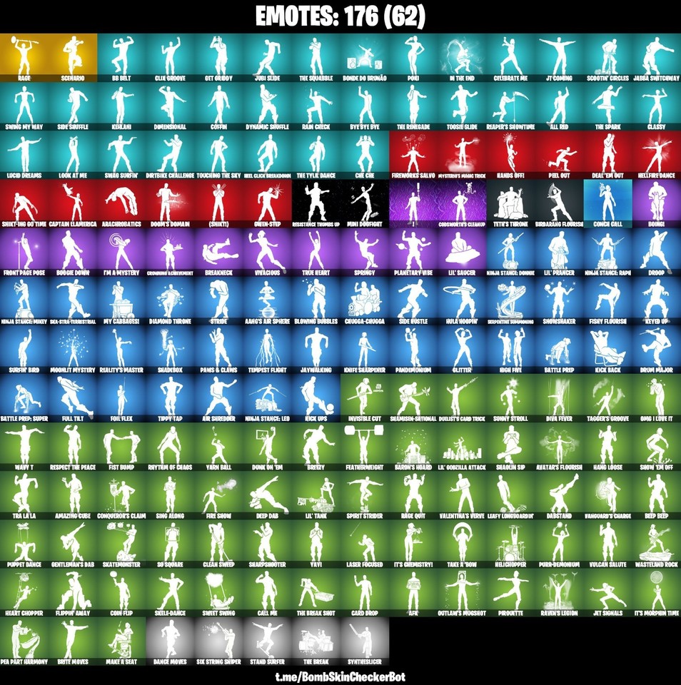 🎮OG 172 Pack • Glow, Ikonik, Marvel, Gold Midas, Spider-Gwen,Catalyst ...