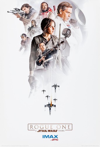 2016 Star Wars Rogue One Movie Poster 11X17 Cassian Andor Jyn Erso K ...