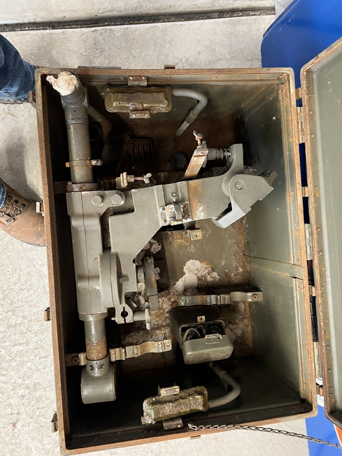 75mm M51 Skysweeper Anti Aircraft Scope & Bracket Plus Case Korean ...