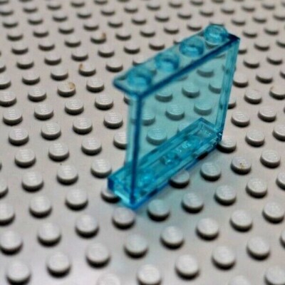 LEGO 60581 Trans-Light Blue Panel 1 x 4 x 3 with Side Supports - Hollow ...