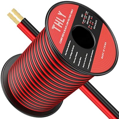 12 Gauge Wire Power Wire Red And Black 12 Awg 2 Conductor Wire 100ft ...