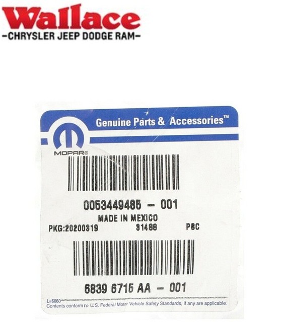 Bumper Grille Bezel Mopar 68396715AA for sale online | eBay