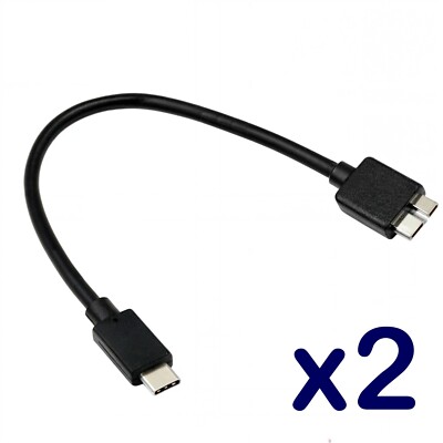 USB-C to Micro-B External Hard Drive Lead for MacBook iMac Mac Mini ...