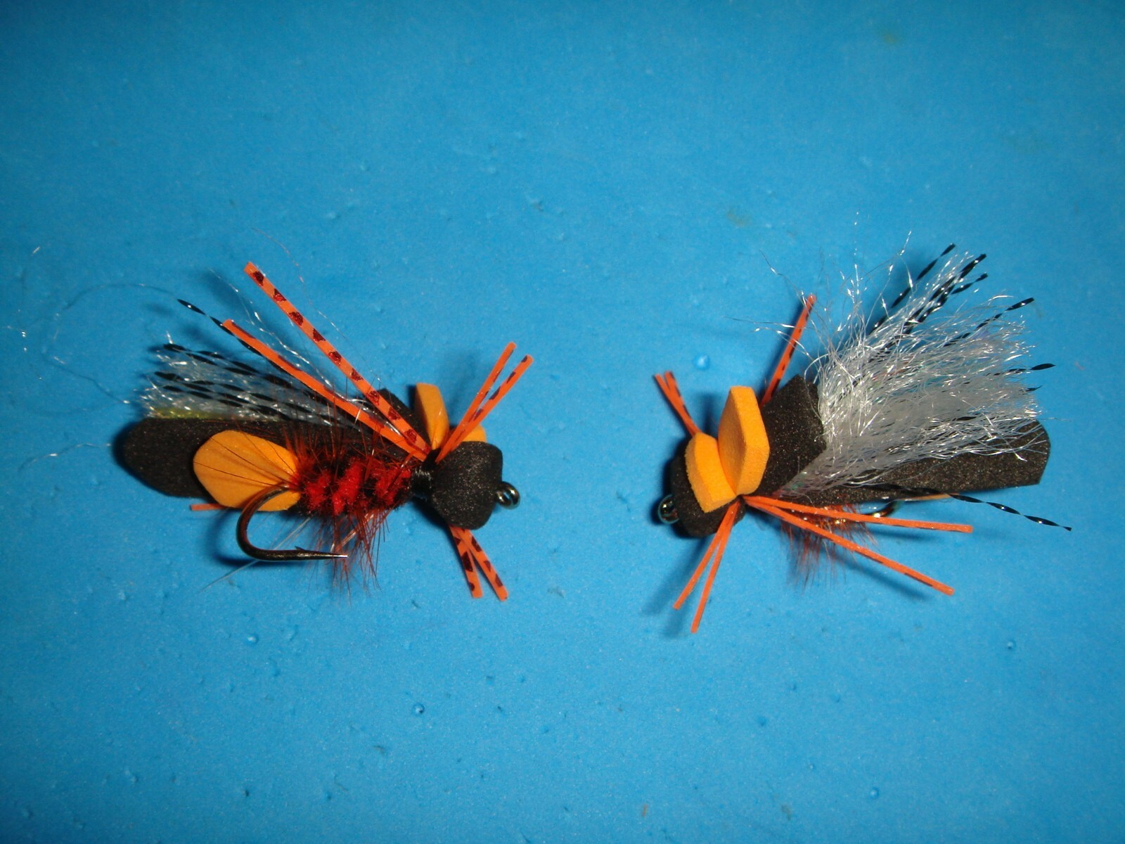 FLY FISHING FLIES - Black Foam SUPER CICADA Flies size #4** (6 pcs.) | eBay