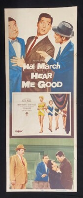 MOVIE POSTER: Hear Me Good Insert Movie Poster 1957 HAL MARCH | eBay