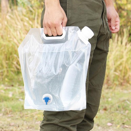 Portable Outdoor Folding Collapsible Water Bags Drinking Carrier ...