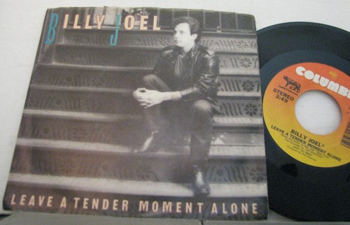 45 RPM Single w PIX Sleeve---BILLY JOEL:Leave A Tender Moment Alone ...