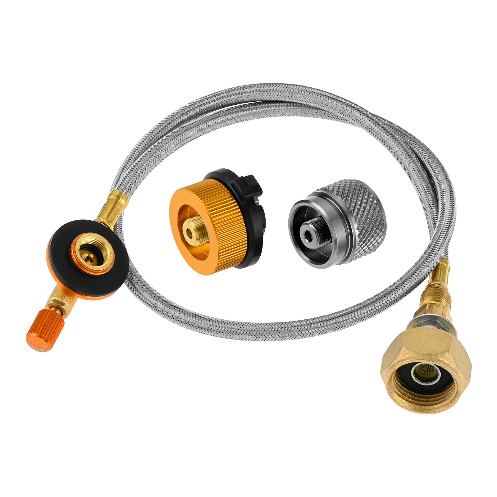 1Set OD/CB Can Gas Adapter&Gas Tank Connector&Mapp Gas Can Adapter Kit ...