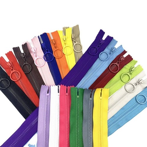 Pull Ring Plastic Zippers Close End Resin Zipper Garment Sewing ...