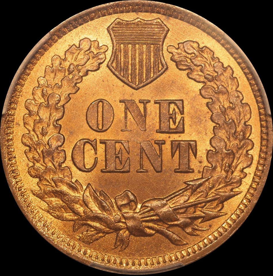 1871 Shallow N Indian Head Cent PCGS MS 64 RB FS-901 Snow 5 *Scarce Die ...