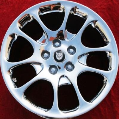 EXCHANGE SET OF 4 NEW CHROME JAGUAR XKR XK8 XJR XJ6 OEM 18" WHEELS RIMS ...