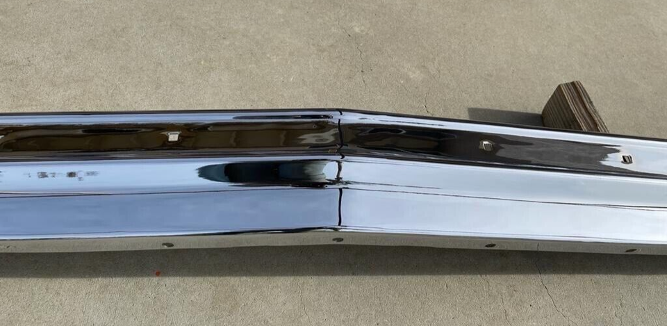 X CHEVROLET MONTE CARLO NEW TRIPLE PLATED CHROME REAR BACK BUMPER 1976 ...