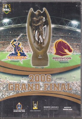 2006 NRL GRAND FINAL DVD MELBOURNE STORM VS BRISBANE BRONCOS SEALED ...