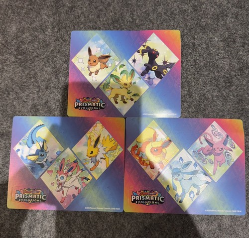 Pokemon TCG - Prismatic Evolution - Tech Sticker Set All 3 Designs ...