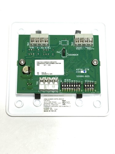 Firecom F900-825 Series XP95A Fire Alarm Sounder Control Module White ...