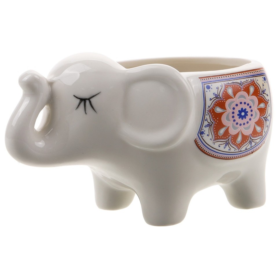 Sports Succulent Planter Mini Elephants Zen Flower Pot Ceramic Pots for ...