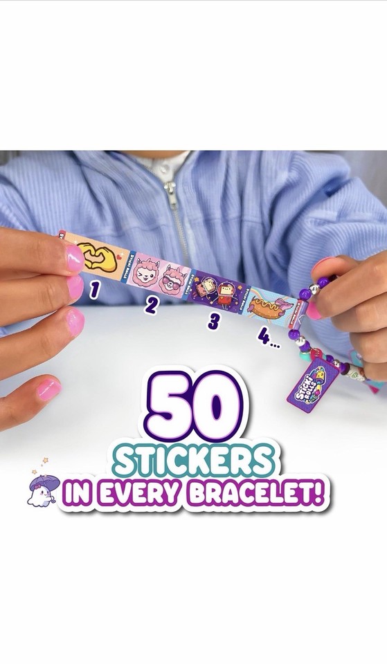 2 Pack Sticki Rolls Sticker Bracelets – 140 Stickers Total – FREE ...
