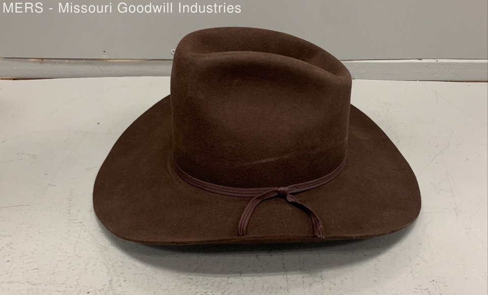 Beaver Hats Brown Ten X Quality 100 Percent Imported Fur Cowboy Hat 7 1 ...