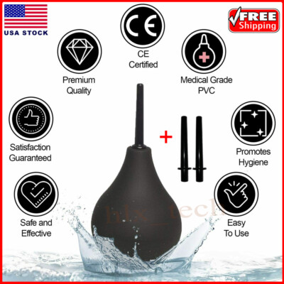 225ml Anal Bulb Douche Enema Clean Rectal Colonic Irrigation Syringe ...