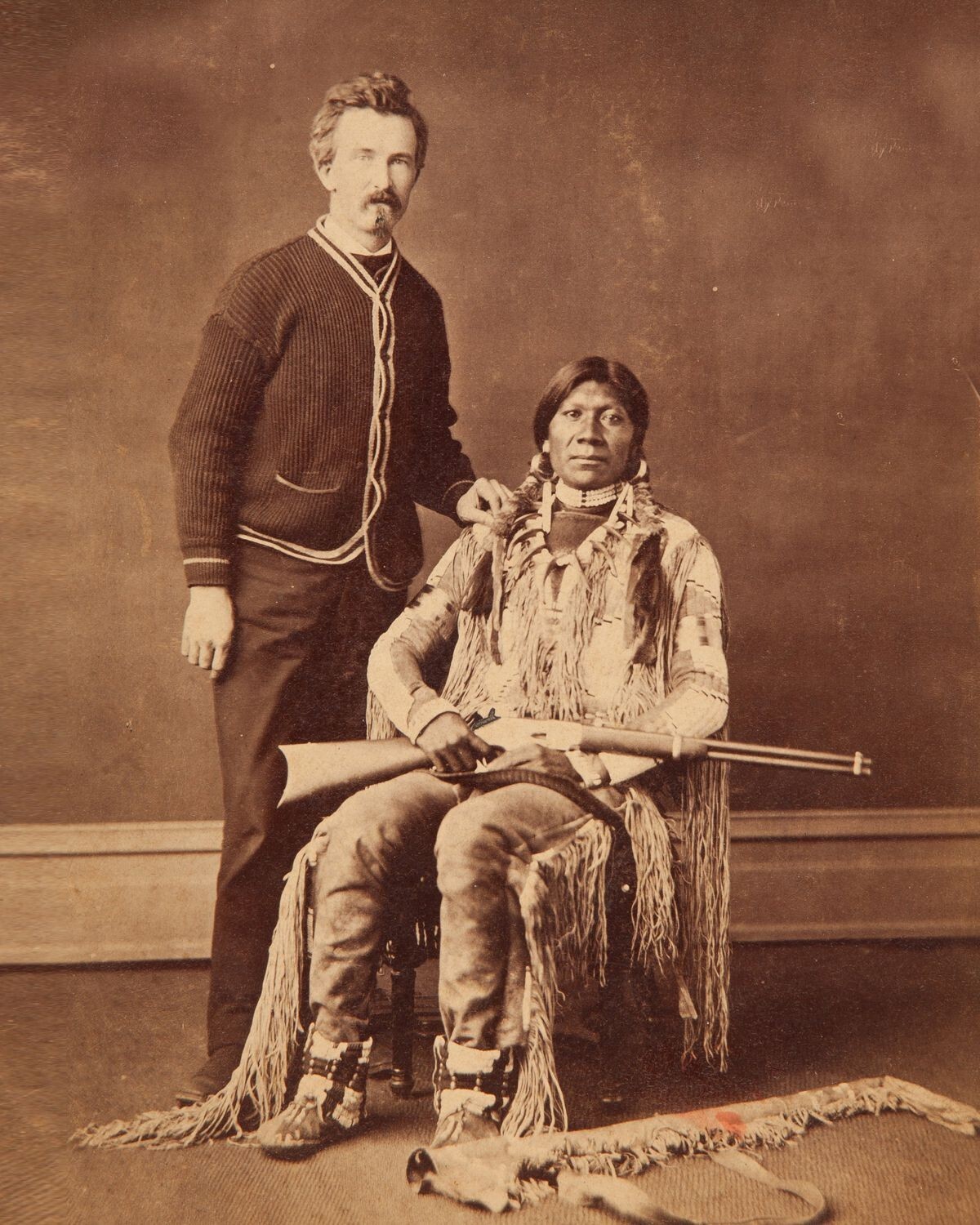 Native American Indian with Rifle 8 x 10 Photo | eBay