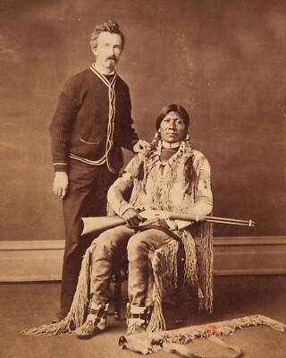 Native American Indian with Rifle 8 x 10 Photo | eBay