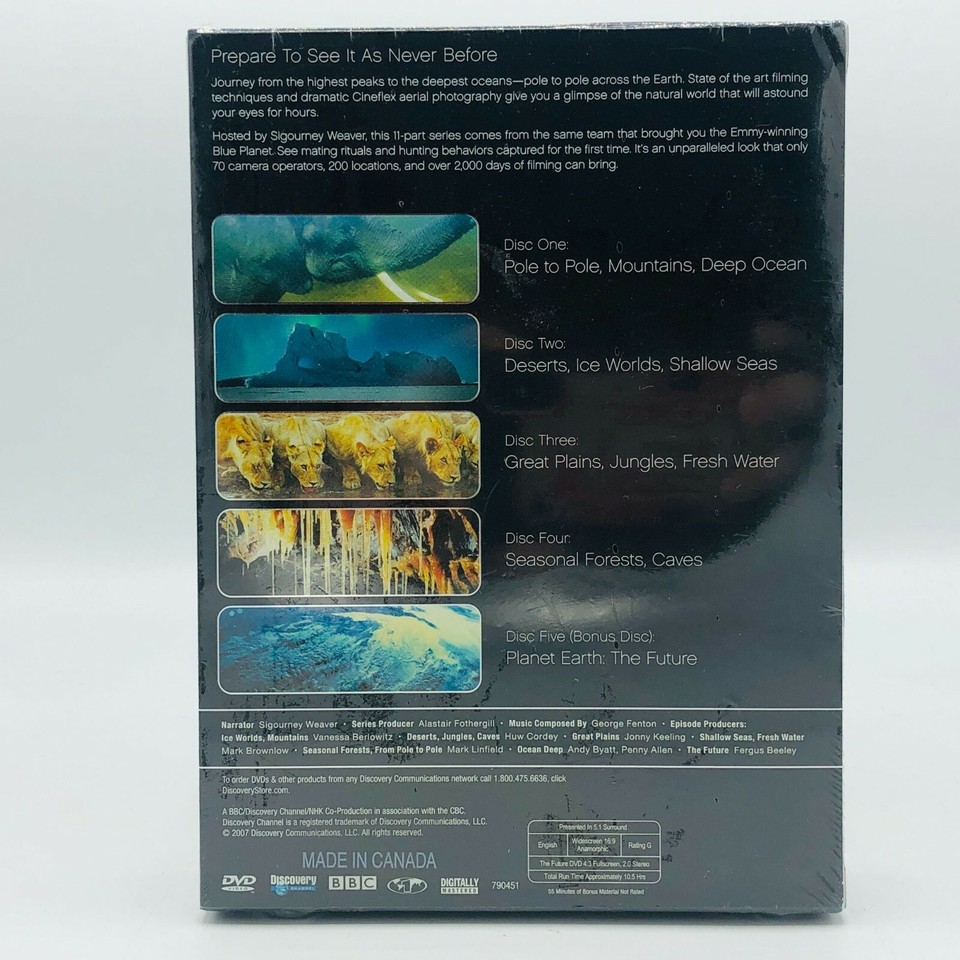 Planet Earth, Discovery Channel, 2007, 5 DVD Set | eBay