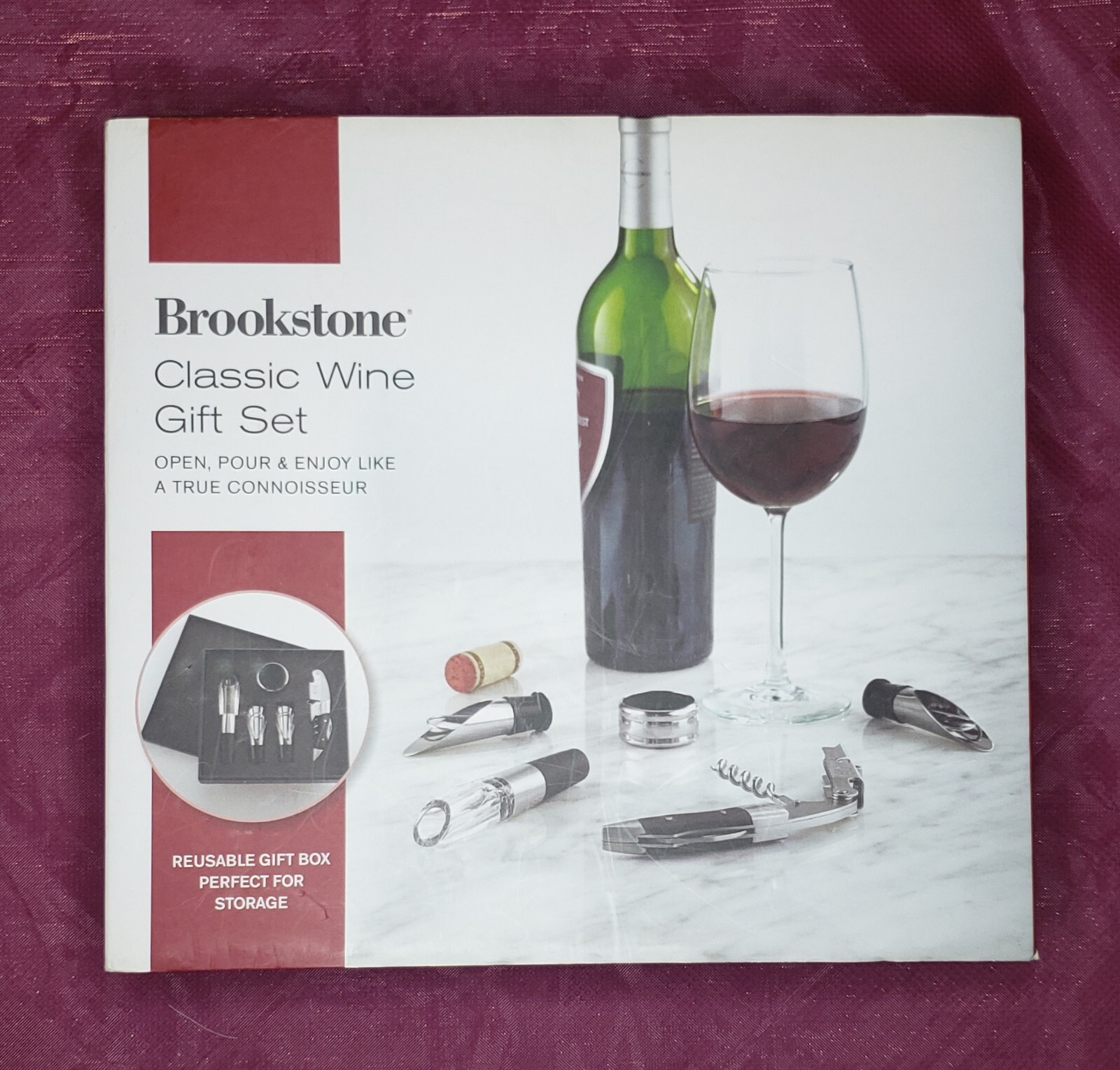 Brookstone Classic Wine Gift Set | eBay