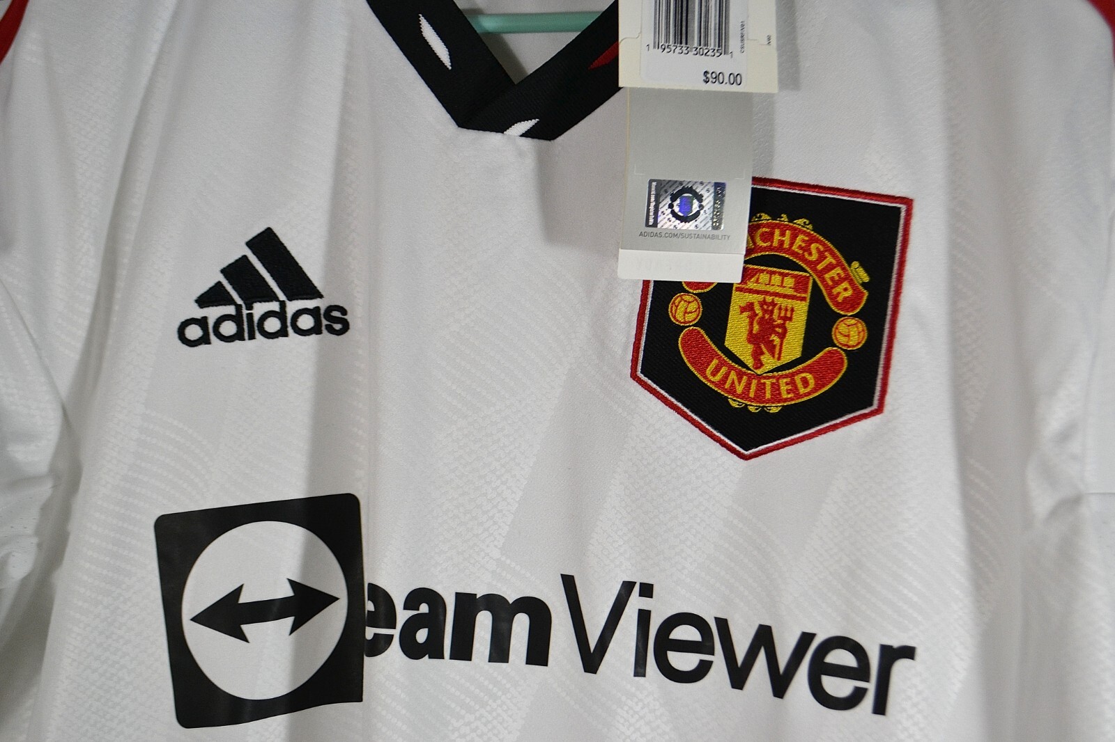 Manchester United Jersey 2022/23 Away Sz XS Adidas H13880 Football ...