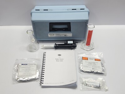 HACH 16900 DIGITAL TITRATOR ALKALINITY TEST KIT AL-DT 20637-00 | eBay