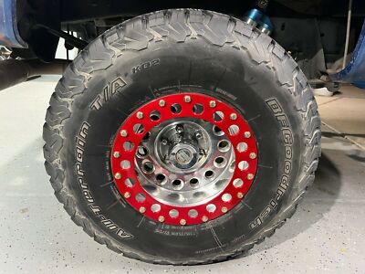 SET OF 4 RED EAGLE SIMULATED BEADLOCK RINGS FOR 102 185 195 16" INCH ...