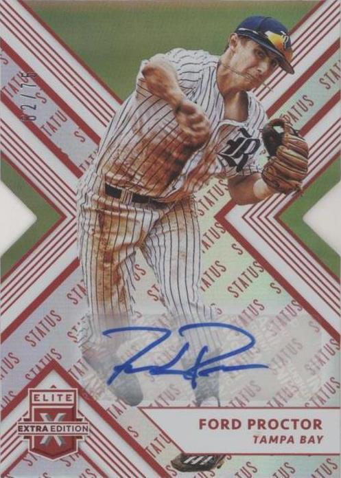 2018 Panini Elite Extra Edition - Ford Proctor #105 Status Red Die-Cut ...