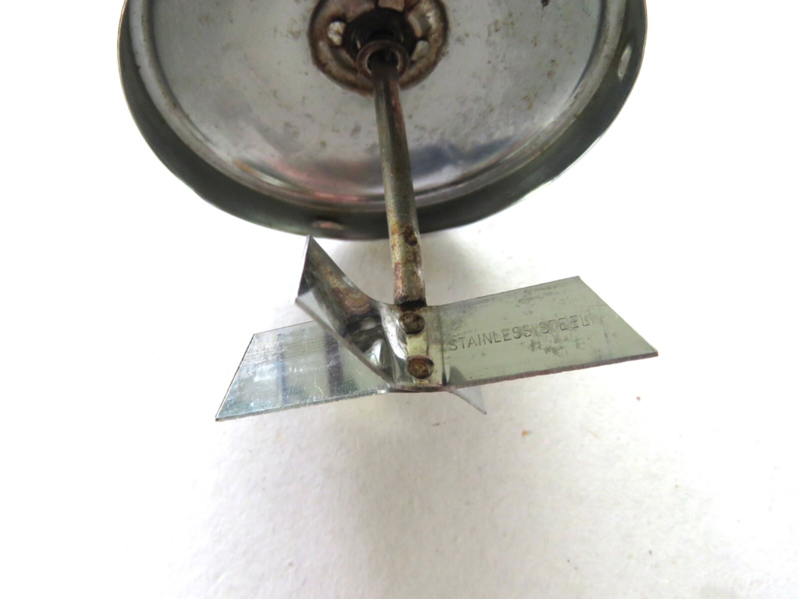 Vintage Kitchen Chopper Atomic Retro Green Wood Stainless Steel Made in ...