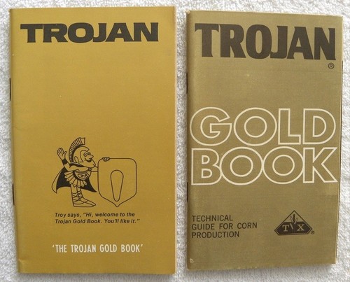 1973,1974 Trojan Seed Corn, Olivia, Minnesota Mn, 2 Gold Book Guides ...