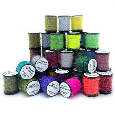 SEMPERFLI STRAGGLE STRING - Fly Tying Micro Chenille - 45 Colors ...
