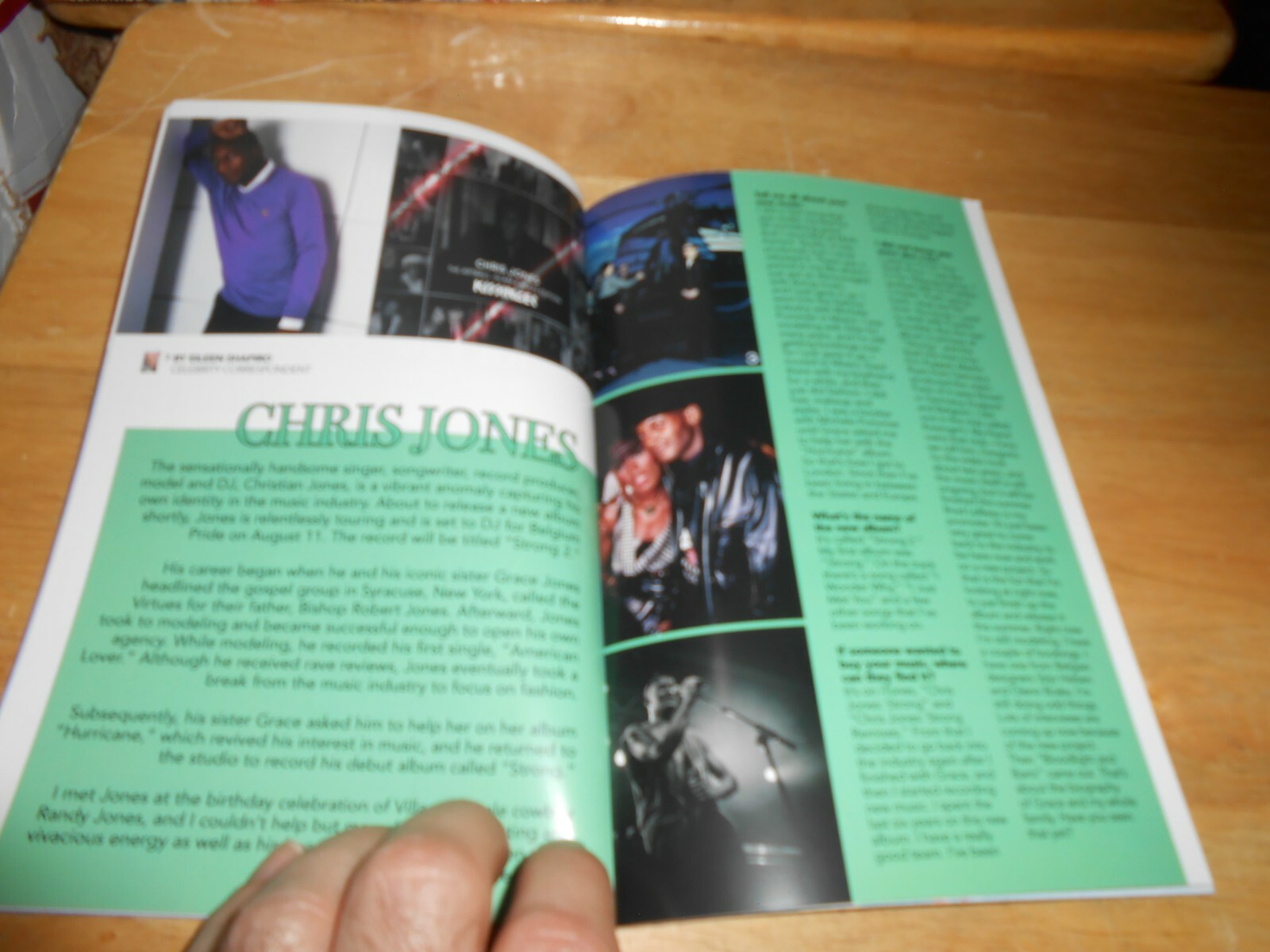 Chris Jones Grace Jones Brother