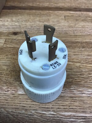 Bryant NEMA L5-30 30A 125V Nylon Plugs Receptacle Male Cord Caps | eBay