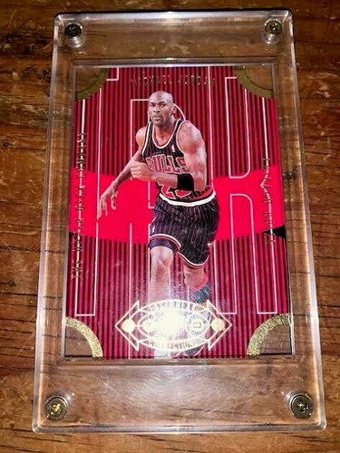 1996-97 Upper Deck Fast Break Connections Die Cut #FB23 Michael Jordan ...