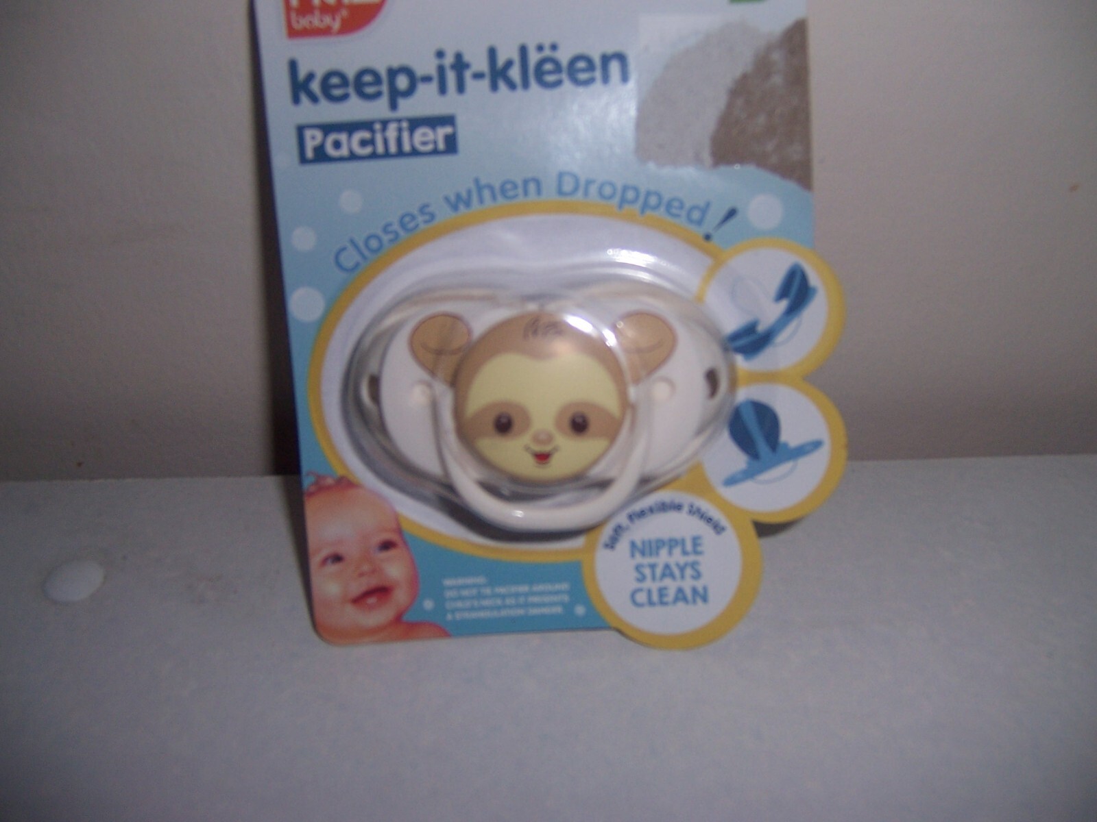 RAzbaby Raz baby pacifier keep it kleen sloth | eBay