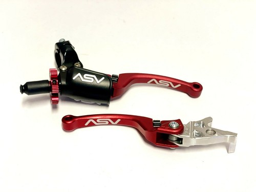 ASV C6 Pro Pack Brake & Clutch Lever Red TRX 400EX / 300EX / 250EX ...