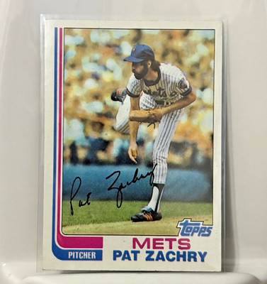 1982 Topps - Pat Zachry #399 - MLB New York Mets | eBay