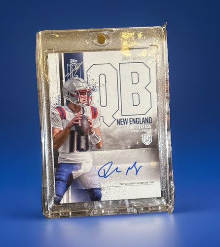 2024 Topps Signature Class Drake Maye RC Auto On-Card Rookie Autograph ...
