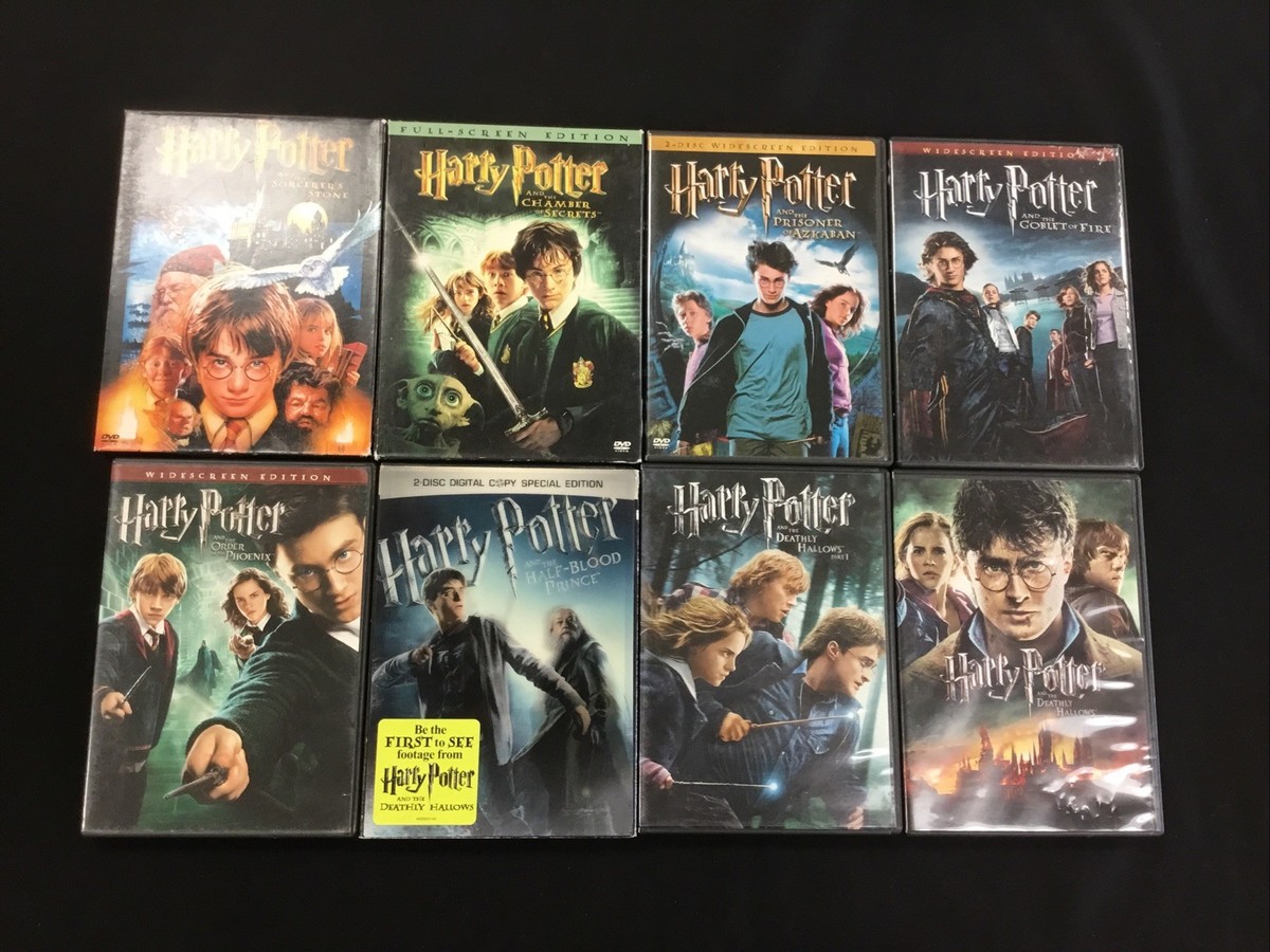 Harry Potter Films In Order 1 8