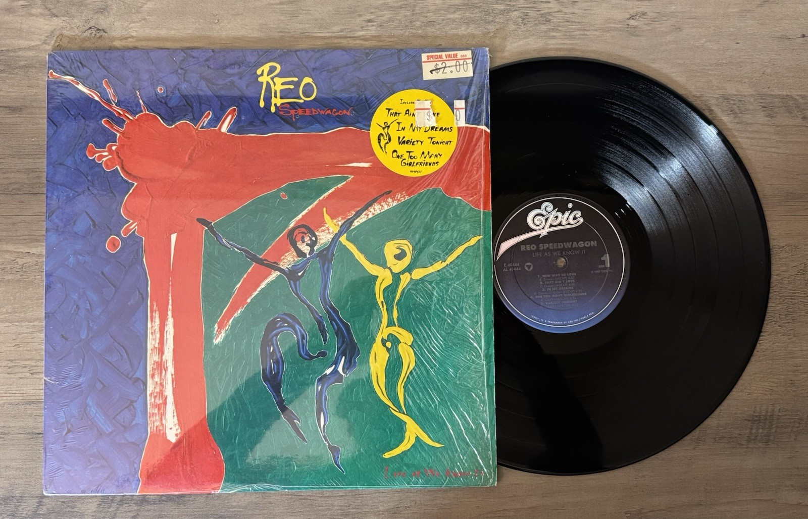 REO SPEEDWAGON LIFE AS WE KNOW IT HYPE STICKER IN SHRINK NM TOP COPY | eBay