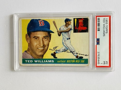 1955 Topps TED WILLIAMS #2 Boston Red Sox HOF PSA 1 | eBay.de