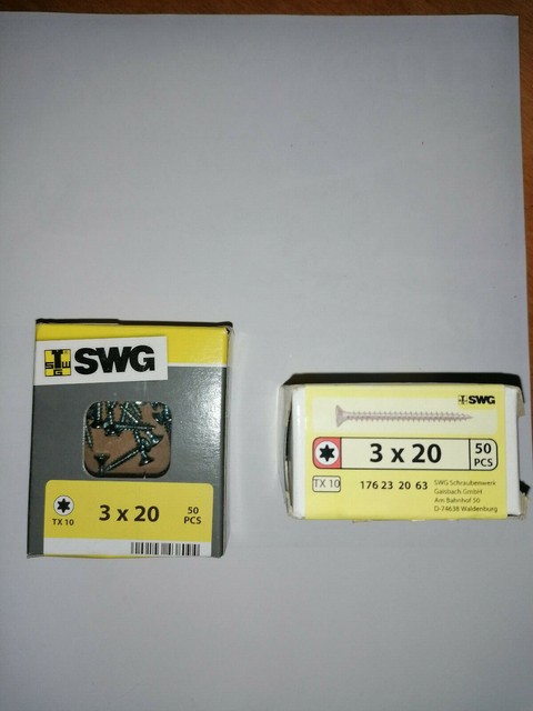 SWG Schraubenwerk Gaisbach SWG INNENVIELZ.VZ VG FUER BIT TX10 3,0 X 20 ...