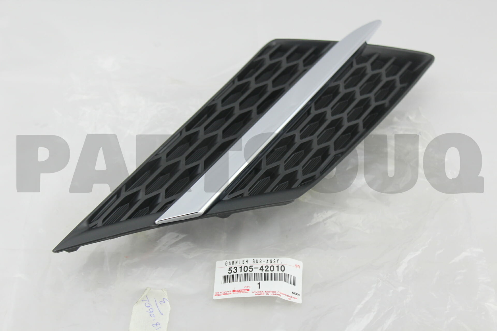 5310542010 Genuine Toyota GARNISH SUB-ASSY, RADIATOR GRILLE, RH 53105 ...