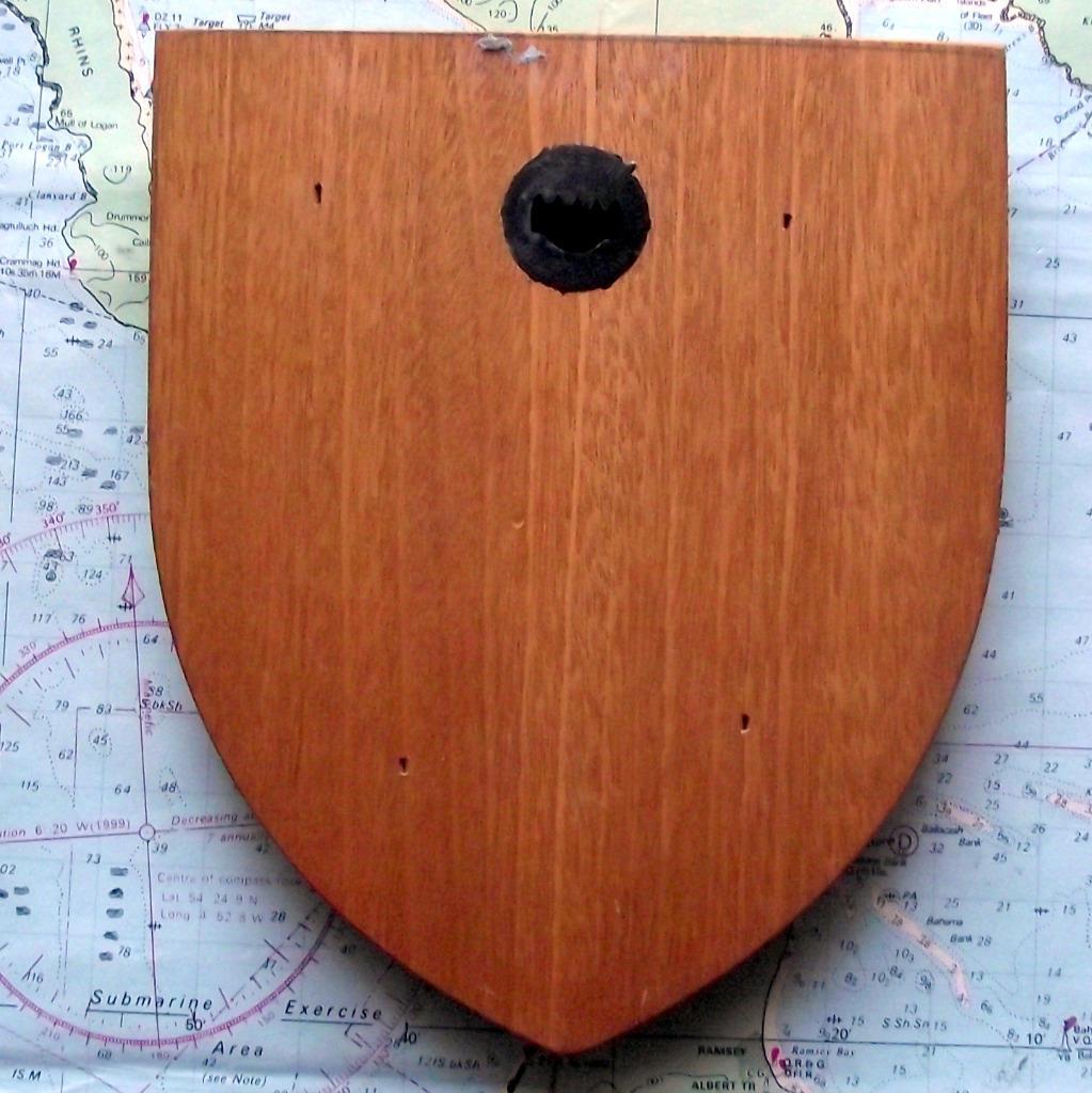 Vintage RFA Resource HMS Painted Royal Navy Ship Badge Crest Shield ...