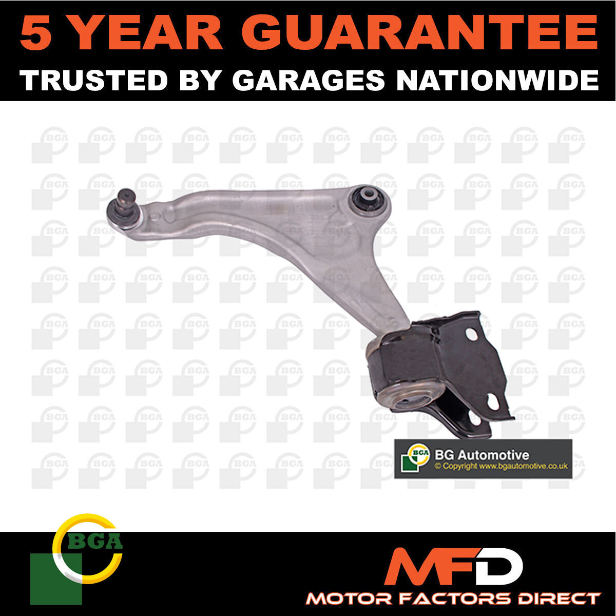 Fits Land Rover Range Evoque BGA Front Left Lower Track Control Arm ...