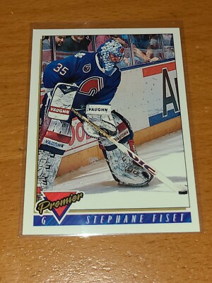 NORDIQUES STEPHANE FISET 1993-94 TOPPS PREMIER #165 | eBay